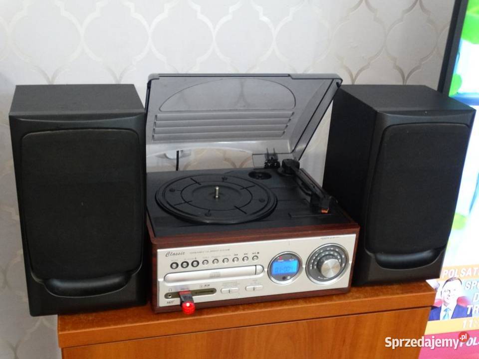 Gramofon USB rec.mp-3 wzm radio głośniki. WYSYŁKA Jasło - Sprzedajemy.pl