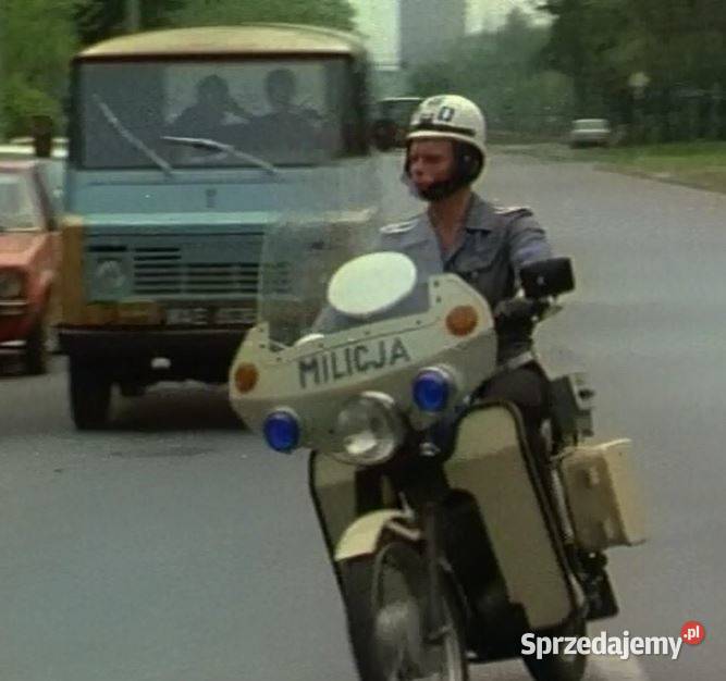 Oryginalna PRL MILICJA owiewka MZ TS 250 (nie ETZ WSK SHL ) Nowy Dwór ...