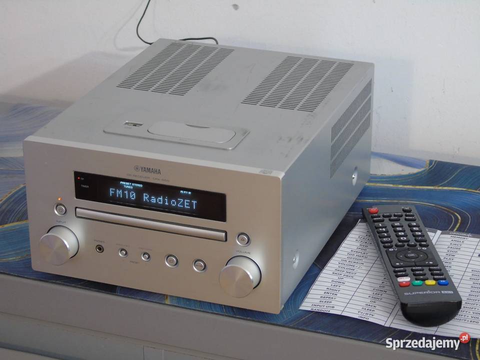 Yamaha CRX-550 pilot amplituner z CD USB RDS AUX. WYSYŁKA. Jasło ...