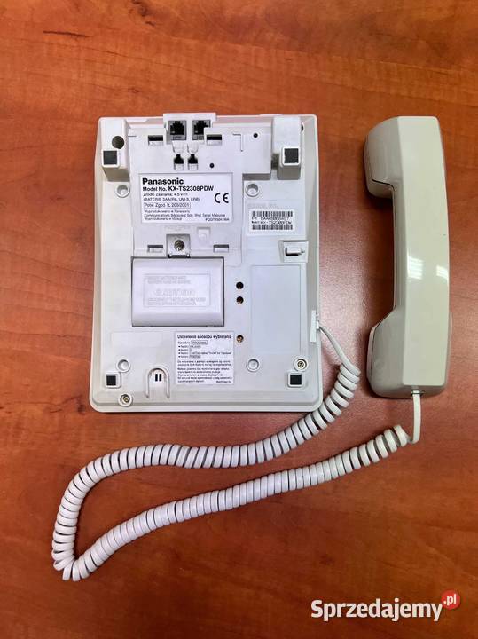 Telefony stacjonarne Panasonic KX-TS2308PDW / KX-T2365PD Poznań ...