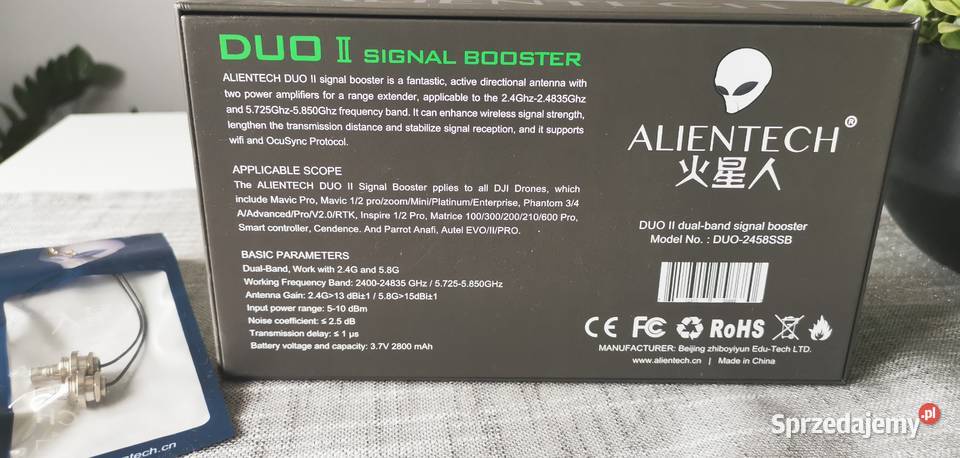 Wzmacniacz Sygnału Alientech DUO II - DJI Mavic Pro Mini Air Katowice ...