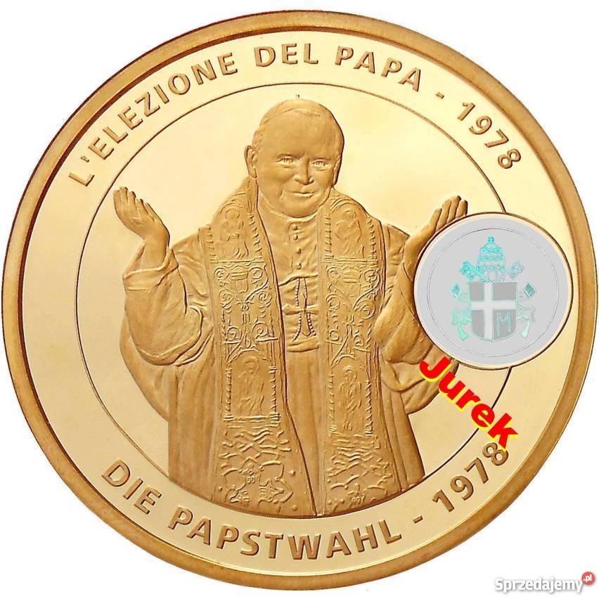 Jan Paweł II Papież Moneta Medal ZŁOTO Banknot Zestaw Kompl. Sosnowiec ... Jan Paweł II Papież Moneta Medal ZŁOTO Banknot Zestaw Kompl. Sosnowiec ...