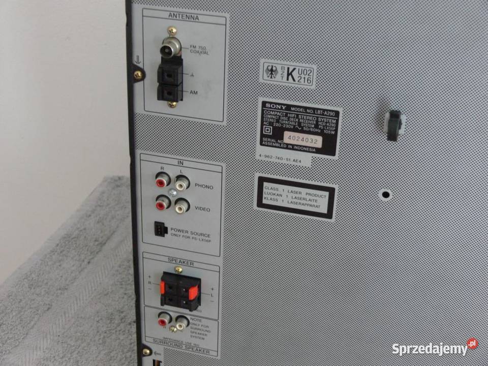 Wieża Sony LBT-A290 mocna. WYSYŁKA. Jasło - Sprzedajemy.pl