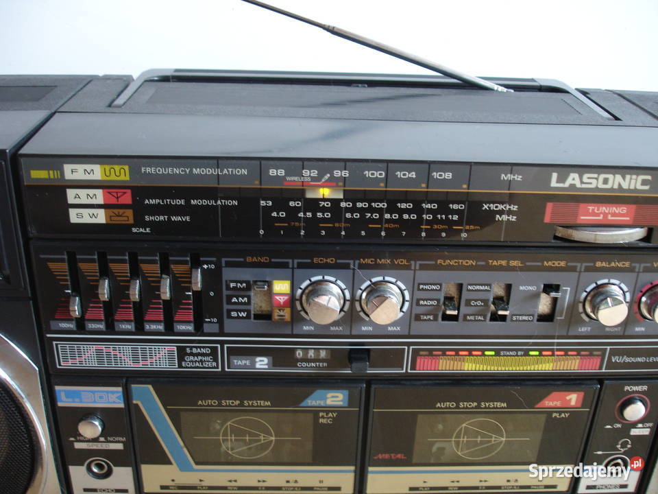 Radiomagnetofon LASONIC L-30K Zielona Góra - Sprzedajemy.pl