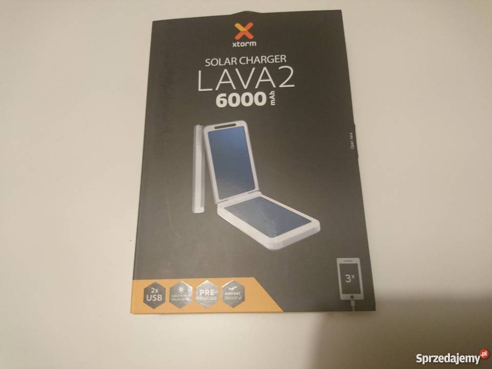 Powerbank Ładowarka Solarna Lava 2 AM120 Poznań - Sprzedajemy.pl