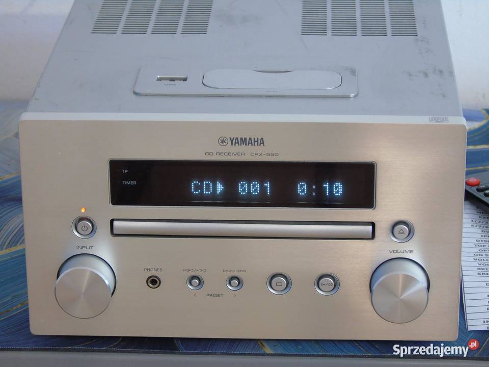 Yamaha CRX-550 pilot amplituner z CD USB RDS AUX. WYSYŁKA. Jasło ...