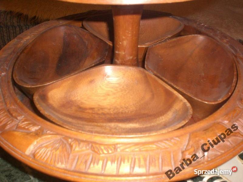 Patera tacka rzeżba drewniana stara jedyna - Sprzedajemy.pl