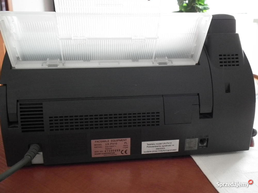 Telefax SHARP UX-P410 - Sprzedajemy.pl