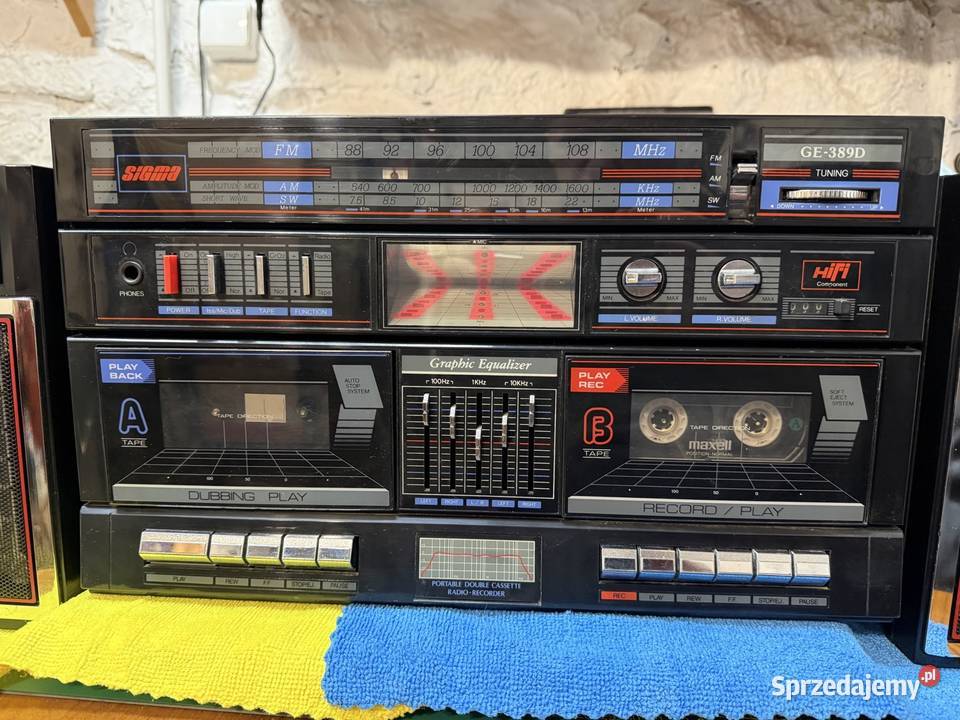 Radiomagnetofon PRL Sigma GE-389D Trzebinia - Sprzedajemy.pl