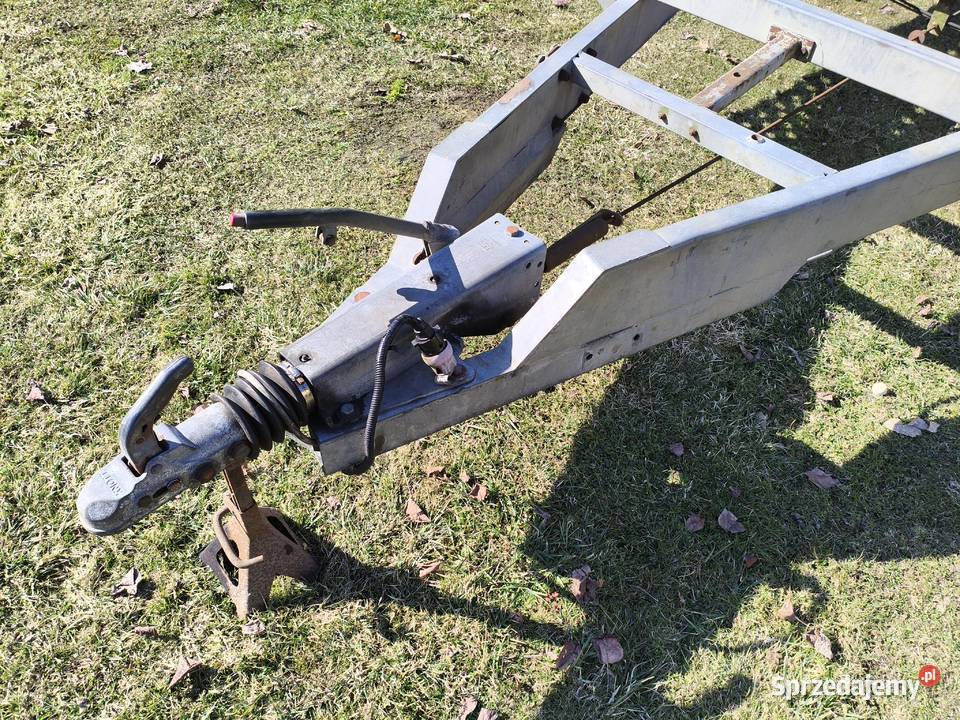 Laweta długa na dwa auta przyczepa 800x205 3500 DMC 3,5t 3 OSIE KNOTT ...