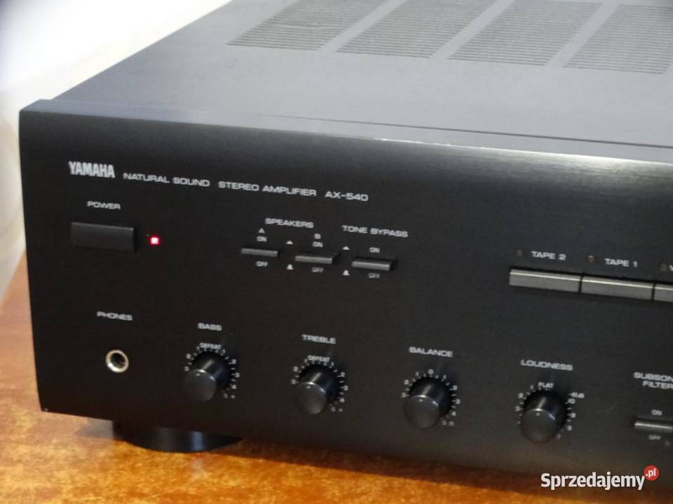Wzmacniacz Yamaha AX-540 mocny , 430 wat. WYSYŁKA Jasło - Sprzedajemy.pl