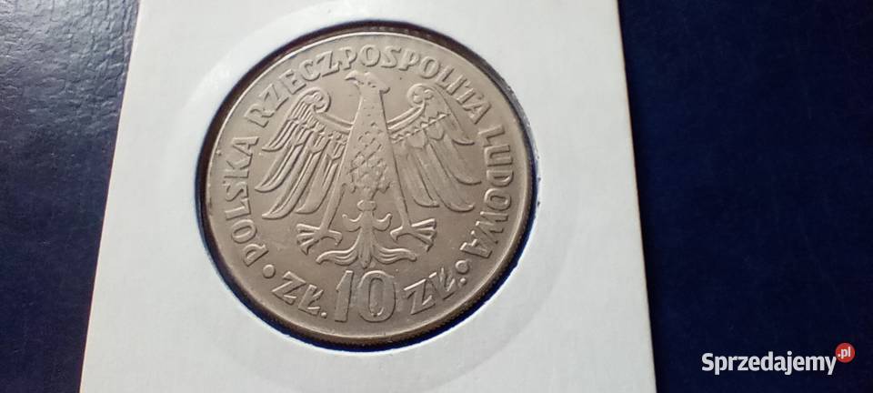 Stare monety 10 złotych 1964 Kazimierz Wielki skrętka PRL Polska Lesko ...