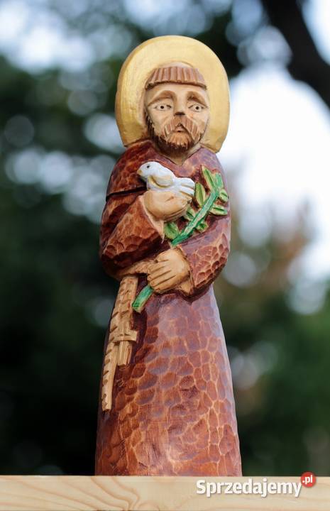 Św. Franciszek rzeźba ludowa Gniezno - Sprzedajemy.pl