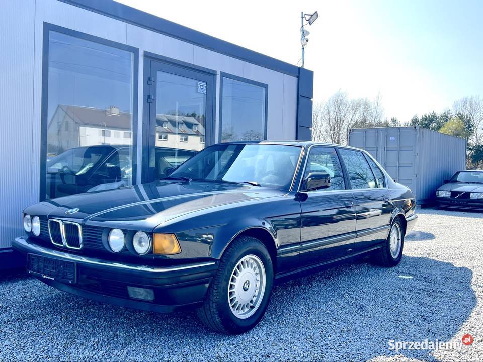 BMW E32 735iL Diamant Schwarz Buffalo Wrocław - Sprzedajemy.pl