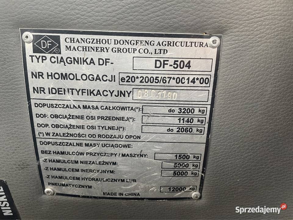 Prokmar DF-504 Tofiłowce - Sprzedajemy.pl