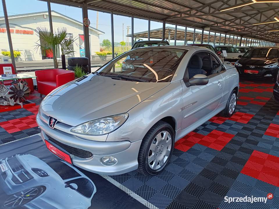 PEUGEOT 206 CC Kabriolet 1.6 Benz. KLIMATYZACJA El. składany dach ...