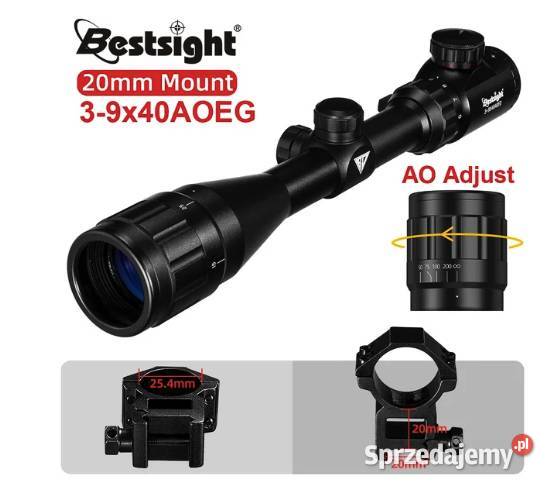 Luneta celownicza celownik Bestsight 3-9x40 AOEG Nowy Targ - Sprzedajemy.pl