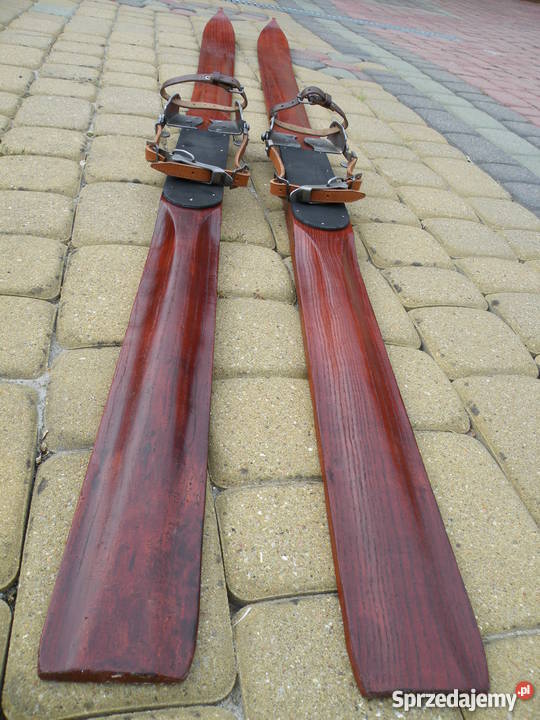 Stare drewniane narty 195 cm Pruchnik - Sprzedajemy.pl
