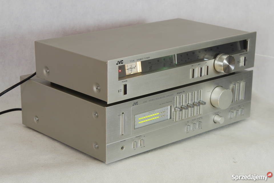 JVC A-X2, T-V3L, wzmacniacz + tuner, fajny zestaw stereo, wi Szczodre ...