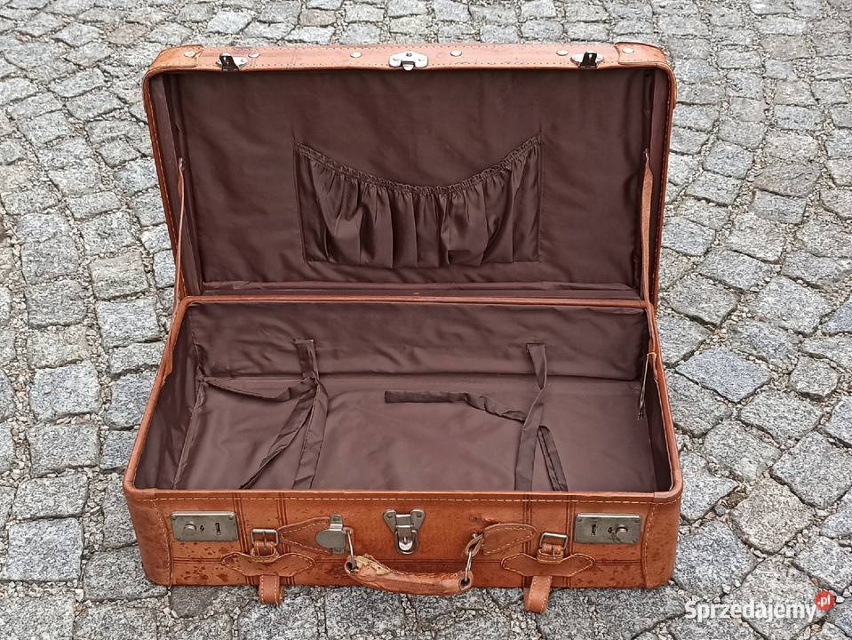 Stara skórzana walizka Wrocław - Sprzedajemy.pl