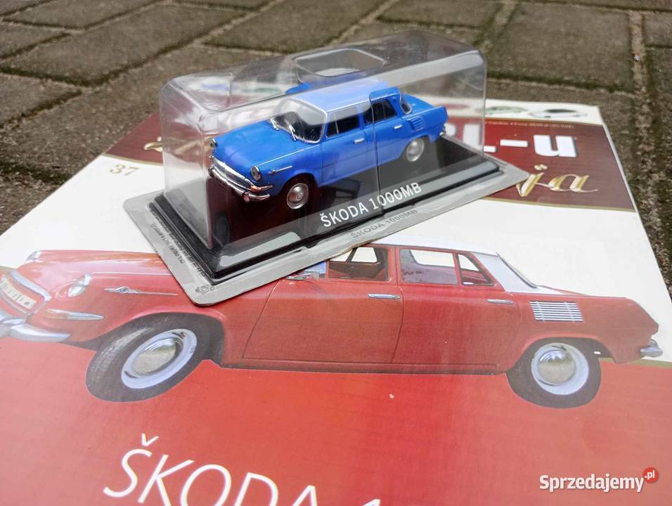 SKODA 1000MB złota kolekcja auta PRL kultowe 1/43 model Warszawa ...