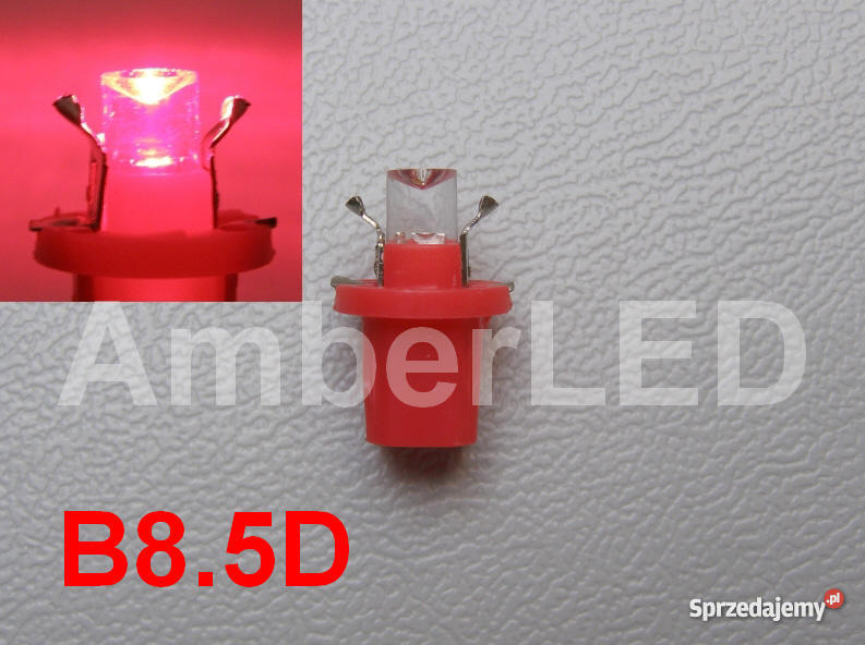 Żarówka LED 12V T5 R5 B8.5D zegary licznik CZERWONA żarówki diodowe 1 ... Żarówka LED 12V T5 R5 B8.5D zegary licznik CZERWONA żarówki diodowe 1 ...