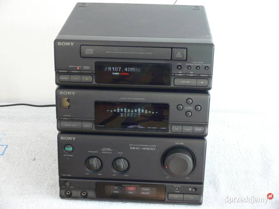 Wieża Sony MHC-4800 korektor . WYSYŁKA. Jasło - Sprzedajemy.pl