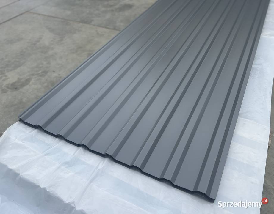 Blacha trapezowa T18 - STALOWY SZARY - cięta pod wymiar! Koźmin Wielkopolski - Sprzedajemy.pl