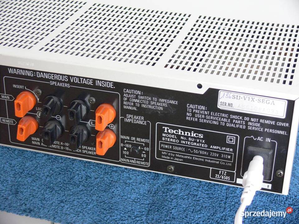 Wzmacniacz Technics SU-V1X sprawny, 310 wat. WYSYŁKA. Jasło - Sprzedajemy.pl