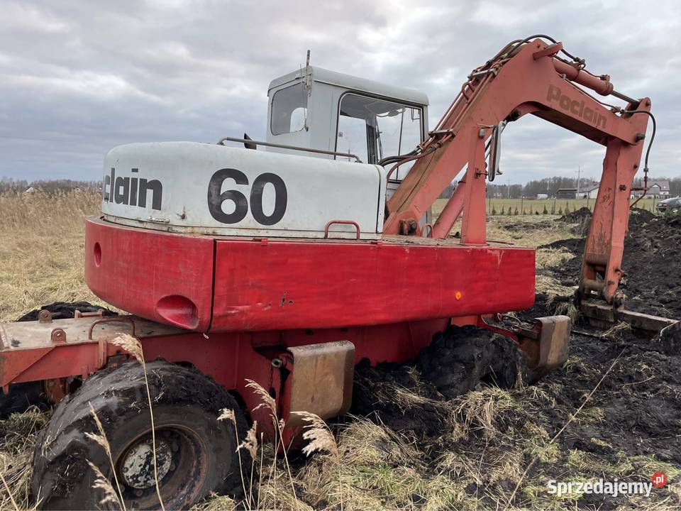 Koparka Kołowa CASE POCLAIN nie Atlas SUPER STAN *JOYSTICK Brzozówka ...