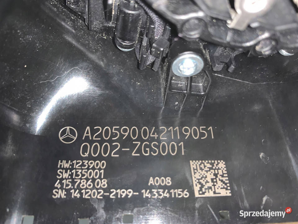 TAŚMA AIRBAG PRZEŁĄCZNIK 2059004211 MERCEDES W205 Murzynowo ...