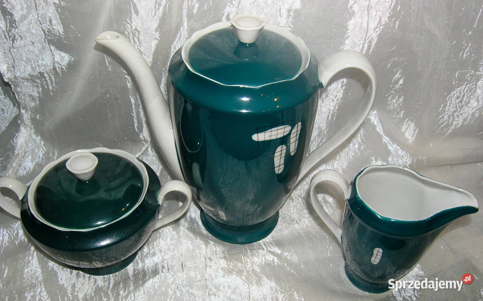 serwis kawowy Feston Pikasiak Ćmielów vintage_D 159 Bartków - Sprzedajemy.pl