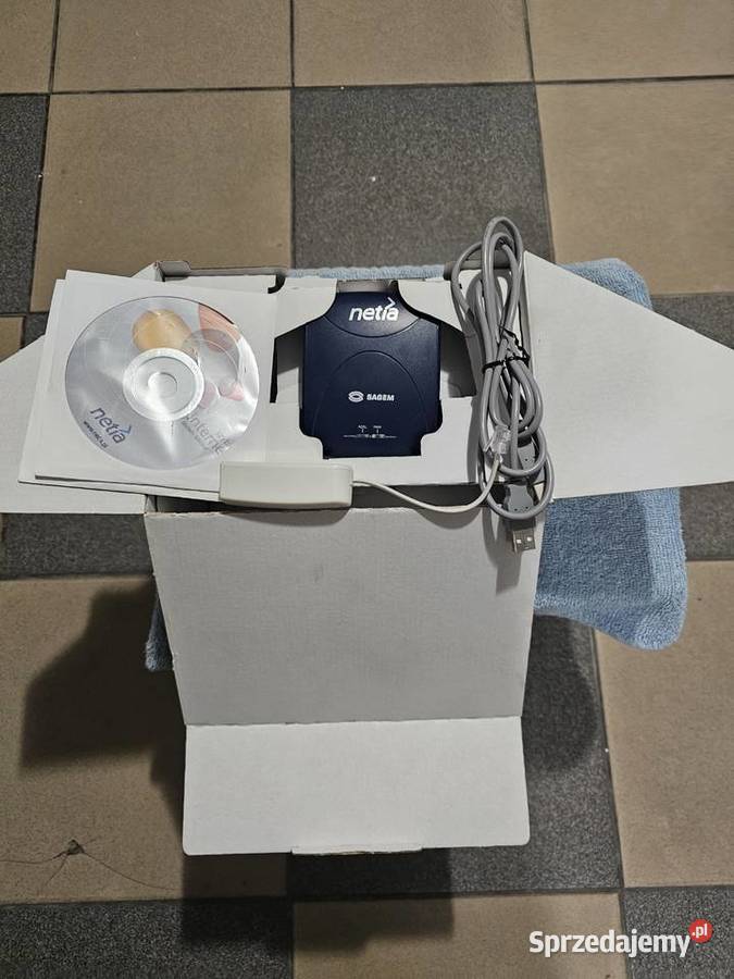 Router Sagem Netia do internetu. Czarna Woda - Sprzedajemy.pl