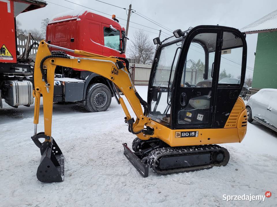 JCB 8015 Minikoparka 2 Łyżki 1620KG Stan BDB Sprowadzona Chełmiec ...