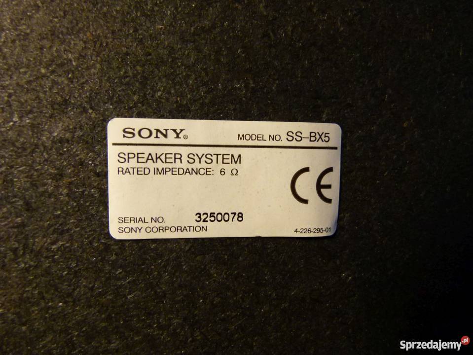 Amplituner Sony STR-KSL5 + kolumny SS-BX5 + sub SA-WMSP2 + S Zamość ...