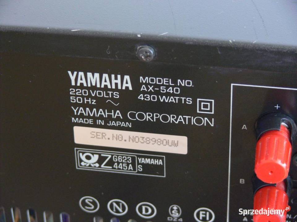 Wzmacniacz Yamaha AX-540 mocny i sprawny. WYSYŁKA Jasło - Sprzedajemy.pl