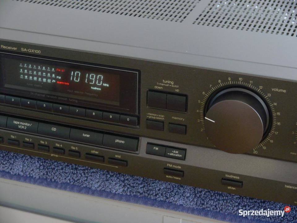 Amplituner Technics SA-GX 100 mocny 265 wat. WYSYŁKA. Jasło - Sprzedajemy.pl