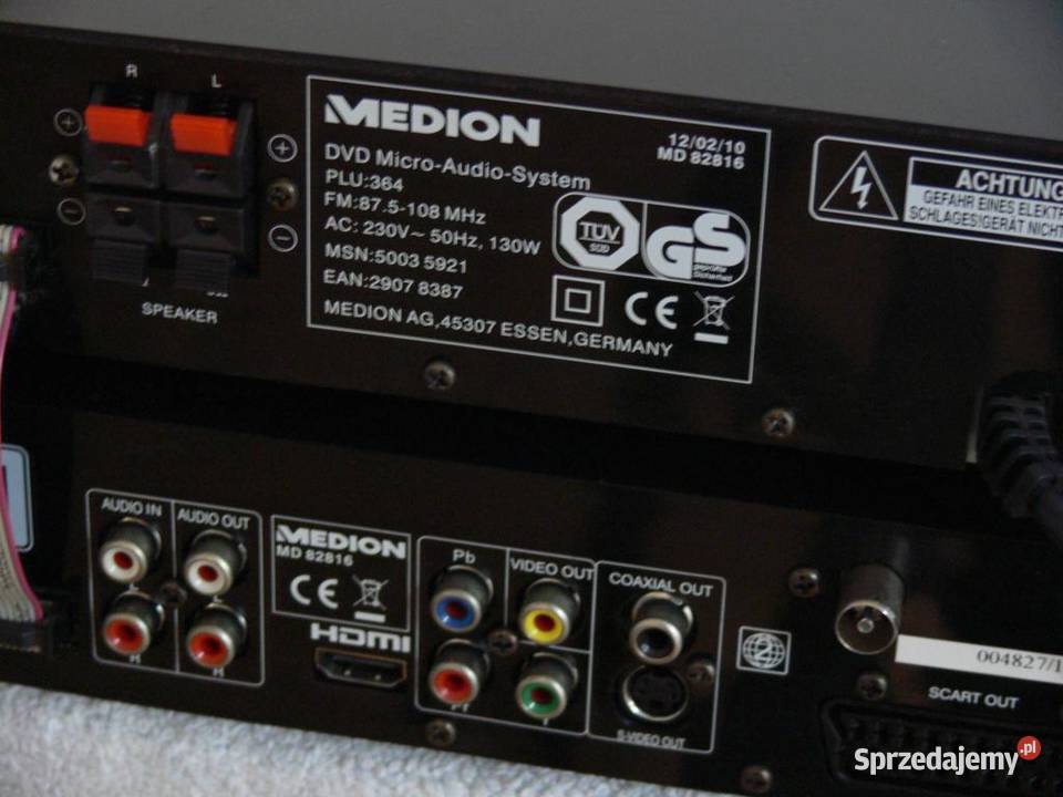 Wieża Medion pilot USB SD mp-3 CD AUX..WYSYŁKA. Jasło - Sprzedajemy.pl
