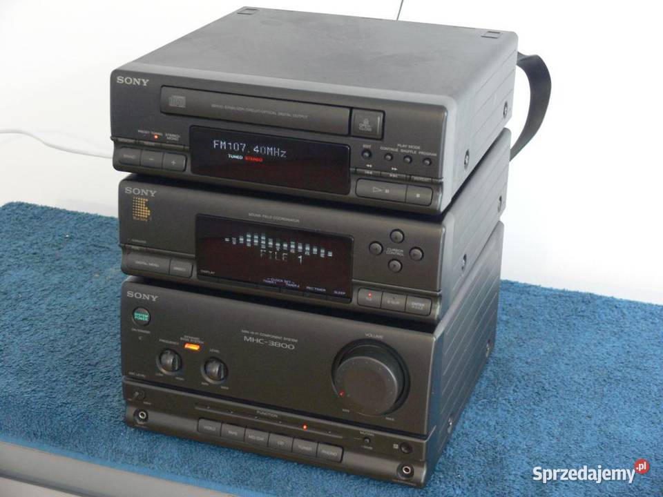 Wzmacniacz, korektor, CD i tuner Sony MHC-3800. WYSYŁKA. Jasło ...