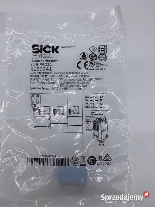 Sick GL6-P4211 Photoelectric Sensor Warszawa - Sprzedajemy.pl