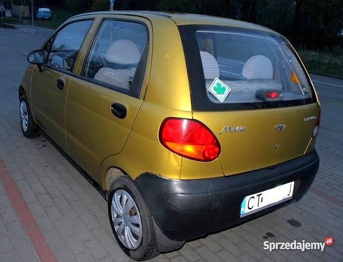 Sprzedam samochód DAEWOO MATIZ Friend 2000r poj 0,8 SUPER STAN Toruń ...