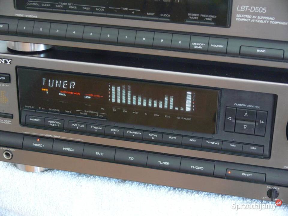 Wzmacniacz, korektor i tuner Sony LBT-D505. WYSYŁKA Jasło - Sprzedajemy.pl