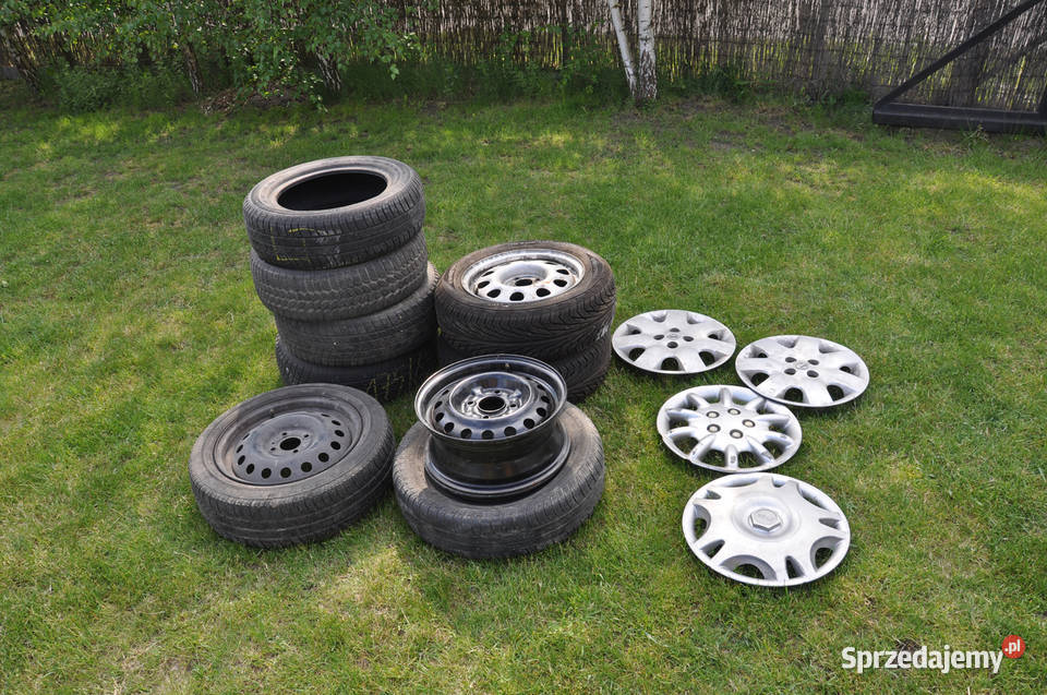 Felgi stalowe r14/r15 z oponami, Nissan, Volkswagen Kiełczów - Sprzedajemy.pl