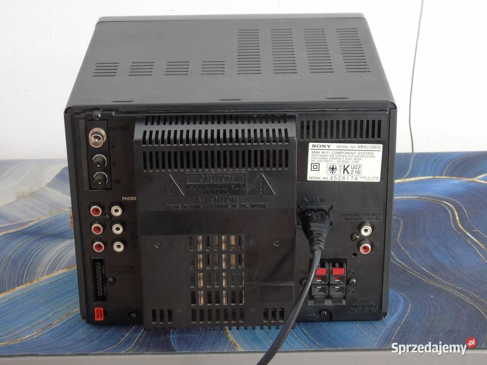 Amplituner z korektorem gr. Sony MHC-2800 ładny i mocny. WYSYŁKA. Jasło ...