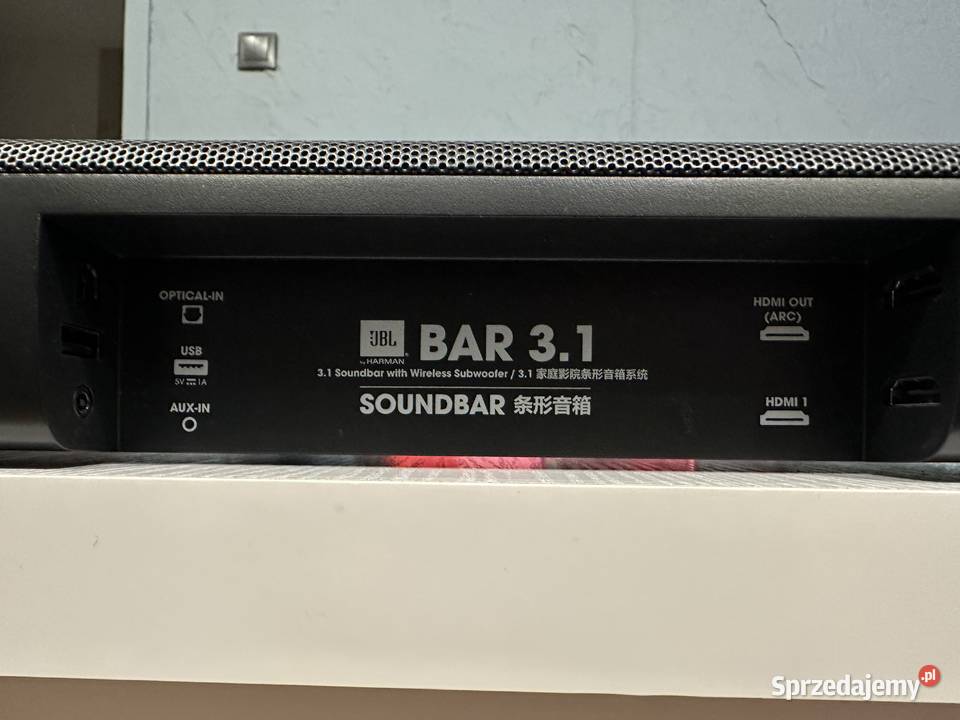 Soundbar JBL BAR 3.1 Dolby Digital 4K 450 W sub 25 cm Kudowa-Zdrój ...