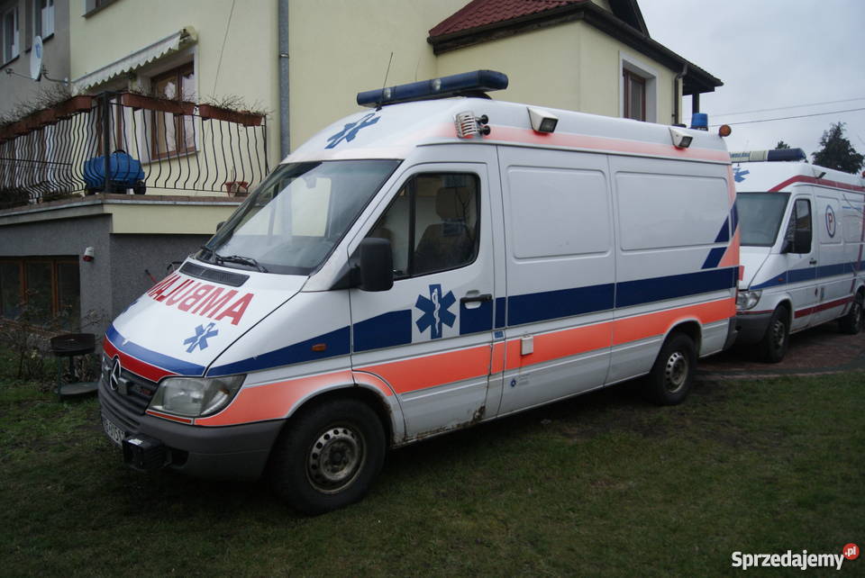 Ambulans karetka merceds sprinter 313 cdi 2002r nosze klima Biskupiec ...