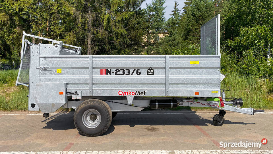 Cynkomet | Rozrzutnik Obornika N-233/6 | 4500 KG Cegielsko - Sprzedajemy.pl