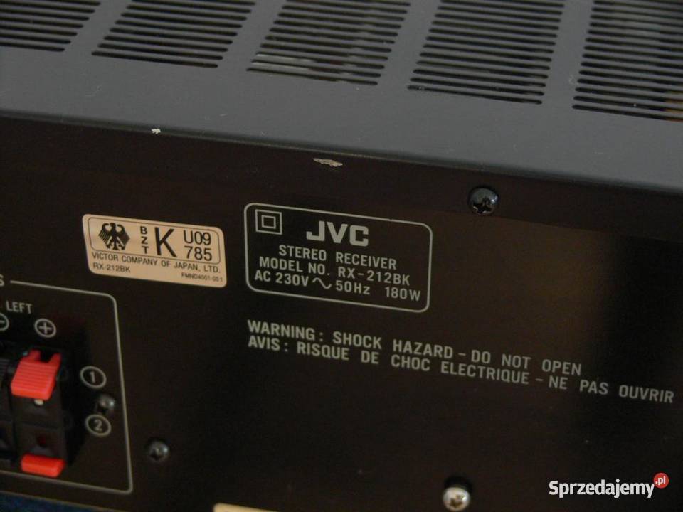 Amplituner JVC RX-212 mocny i sprawny. WYSYŁKA. Jasło - Sprzedajemy.pl