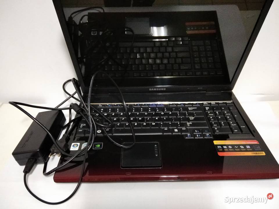 Laptop SAMSUNG R710 Win7 4GB/500GB NVIDIA Intel Duo 17'' zas Pabianice ...