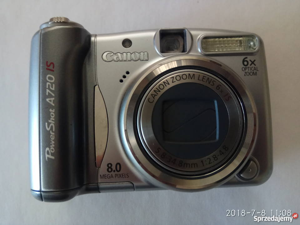 Aparat fotograficzny CANON PowerShot A 720 IS Białystok - Sprzedajemy.pl